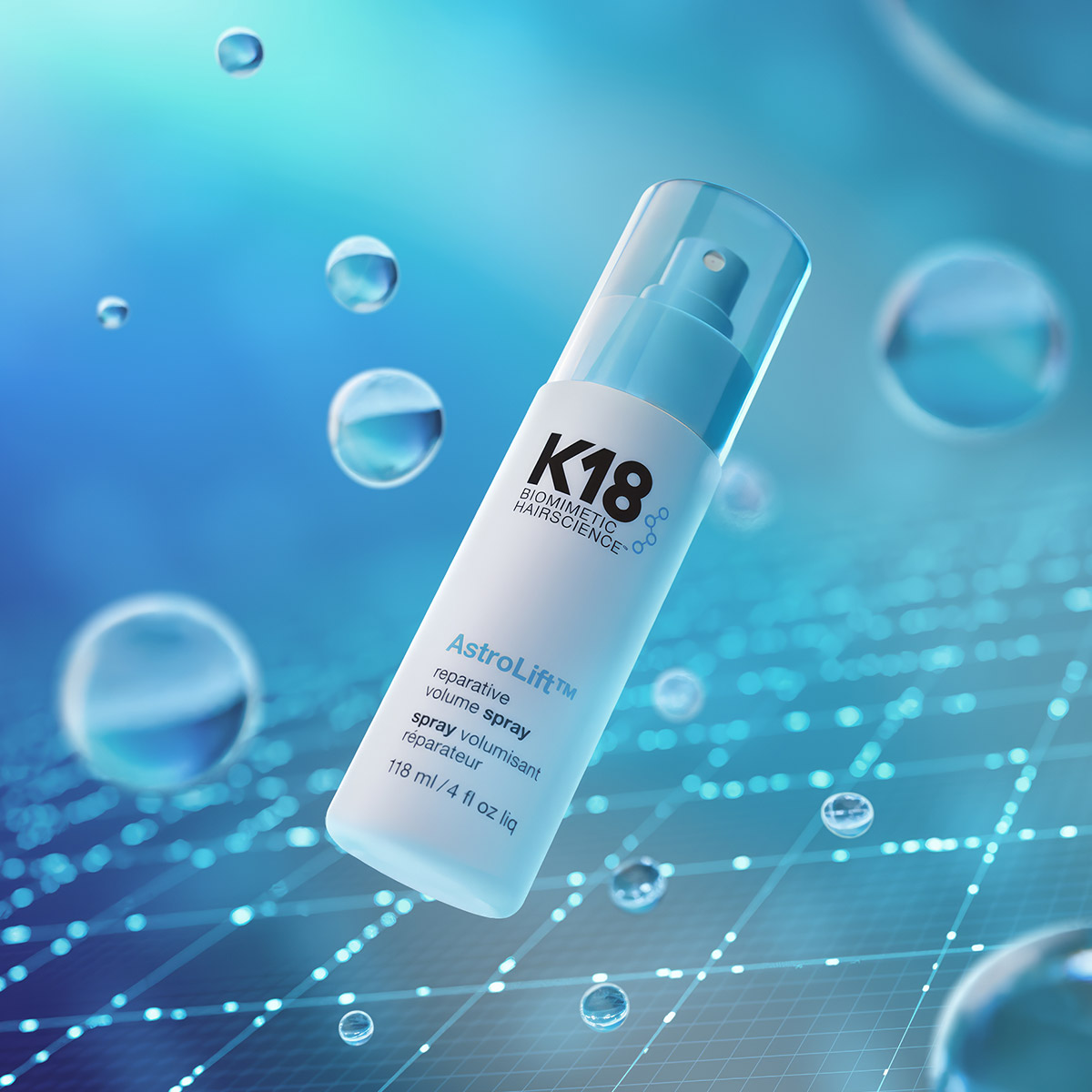 K18 AstroLift™ reparative volume spray 118ml - Telis Kikeris E-Shop