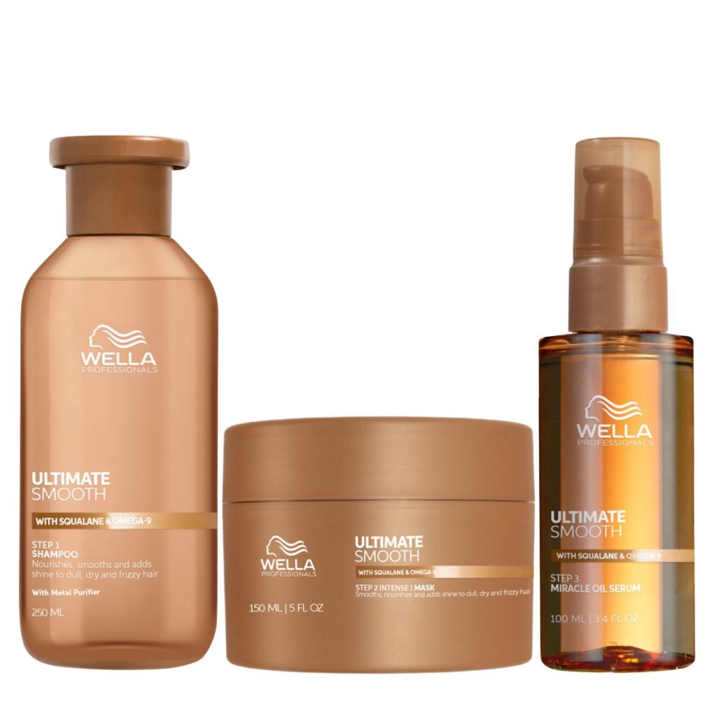 Wella Professionals Ultimate Smooth Set 4 (Shampoo 250ml, Μάσκα 150ml ...