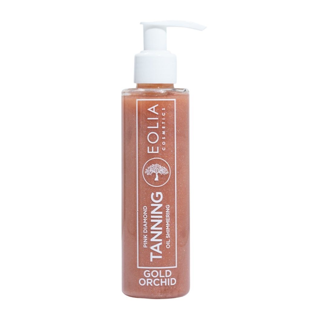 Eolia Cosmetics Tanning Oil Shimmering Pink Diamond Gold Orchid 150ml ...